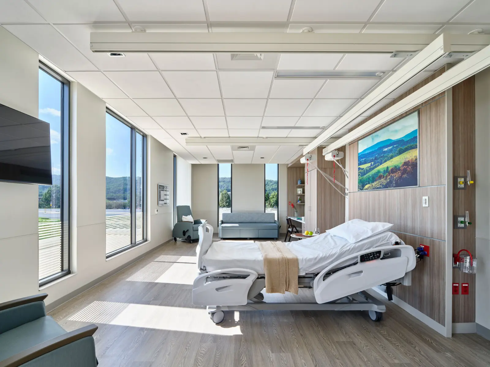 Multi-Function Asymmetric Overbed Duo | Axis Lighting