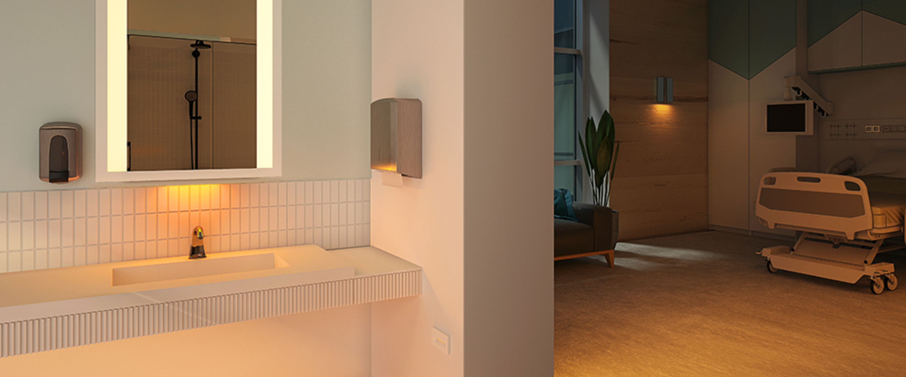 Patient Bathroom | Axis Lighting