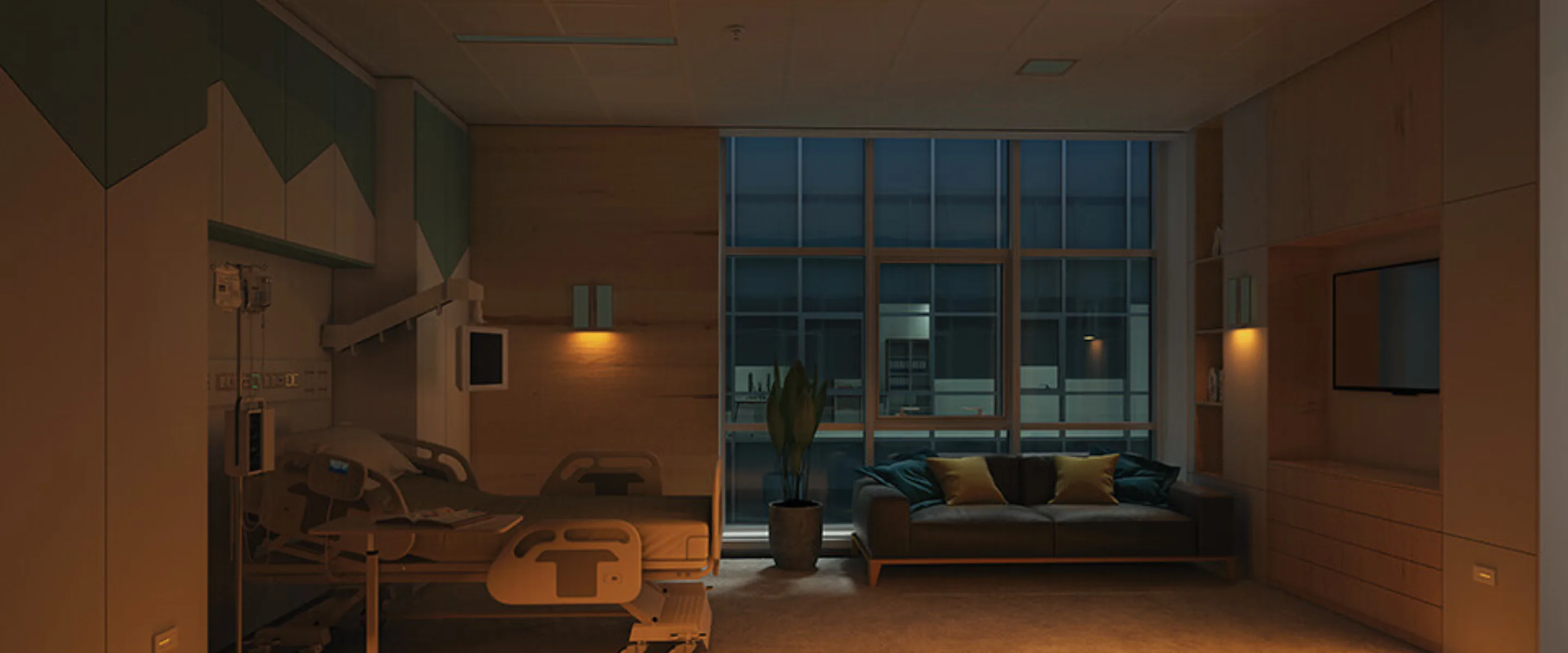 Patient Room | Axis Lighting