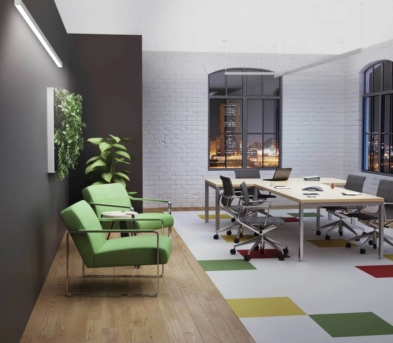 Beam 2 Square Wall | Axis Lighting