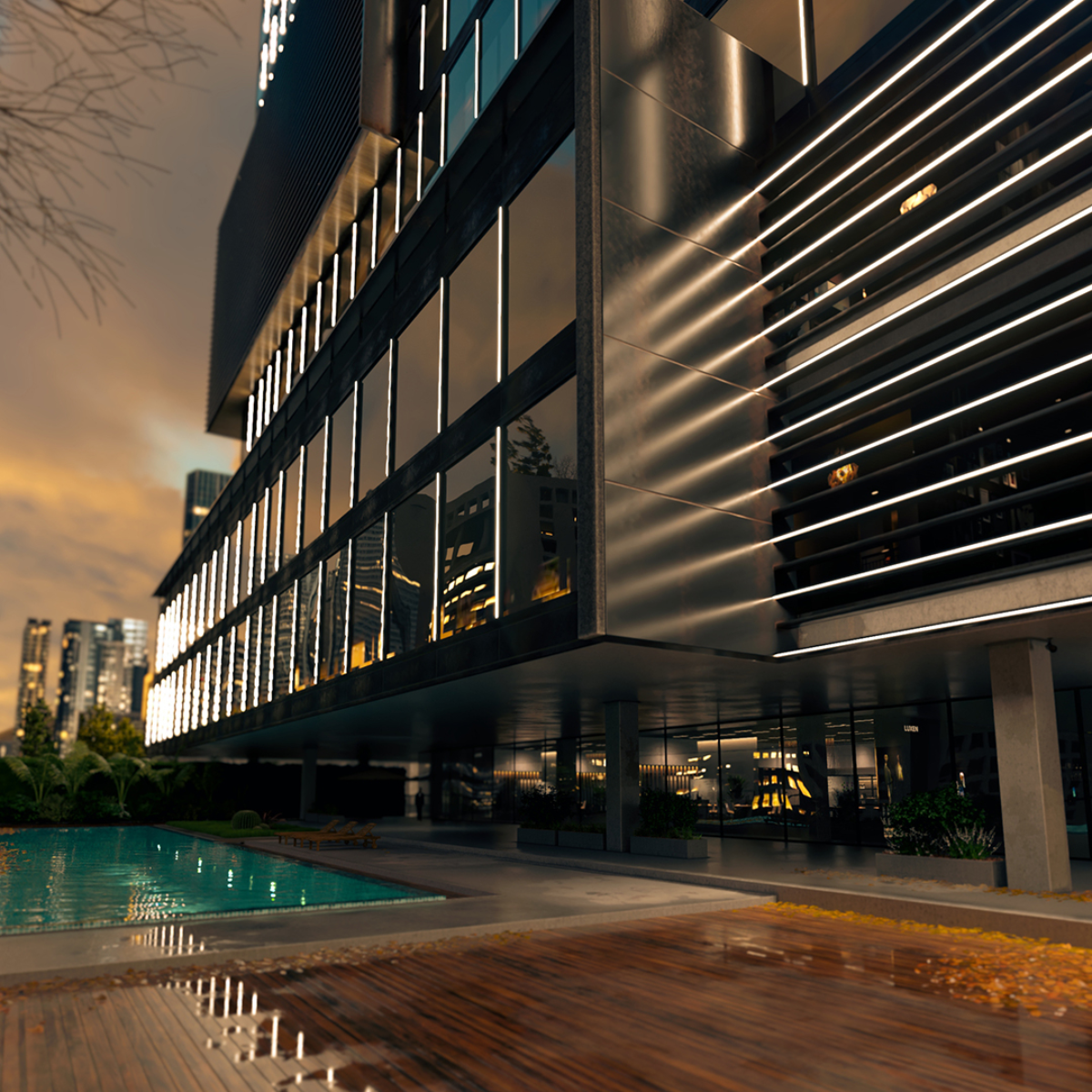 Extend 2 Mullion | Axis Lighting