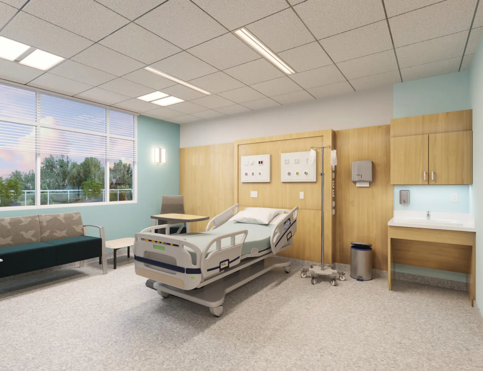 Multi-Function Asymmetric Overbed Duo | Axis Lighting