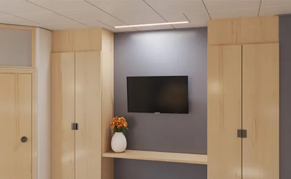 Multi Function Asymmetric Overbed Single Axis Lighting