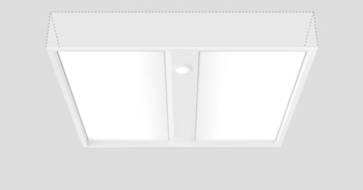 Multi-Function Overbed – 2×2 Recessed | Axis Lighting