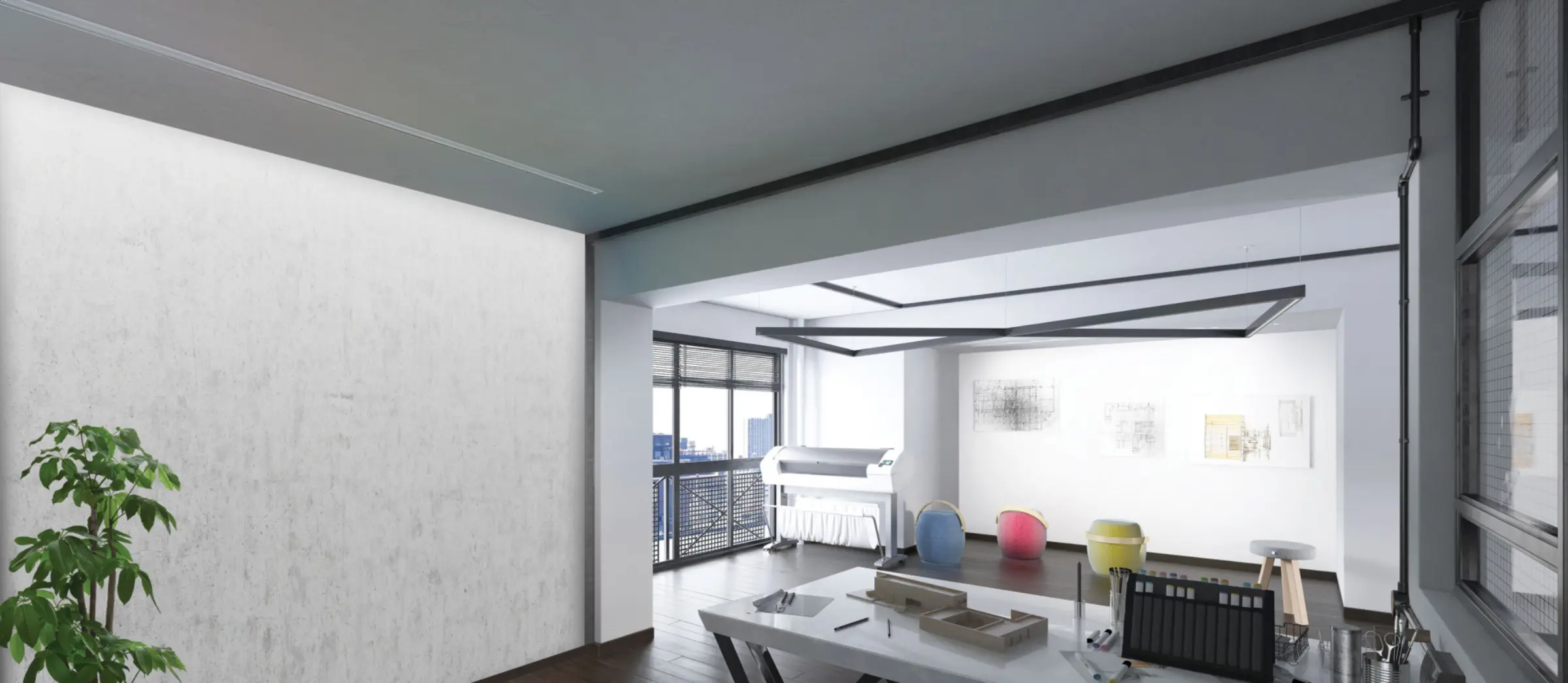 Wall Wash Perfekt Pendant | Axis Lighting